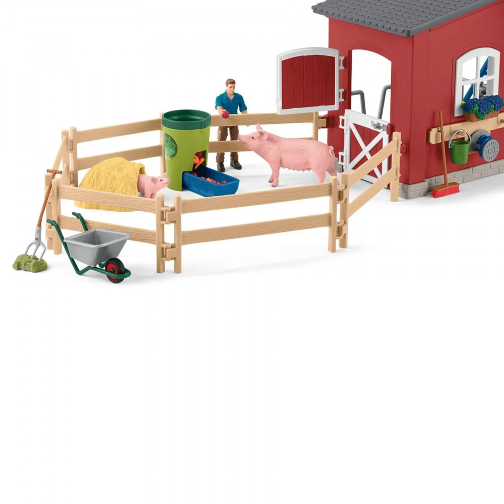Schleich Large Farm w/Acc & Animals